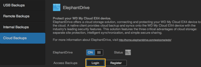 ElephantDrive on NAS: Enable ElephantDrive on Your NAS Devices to Start ...